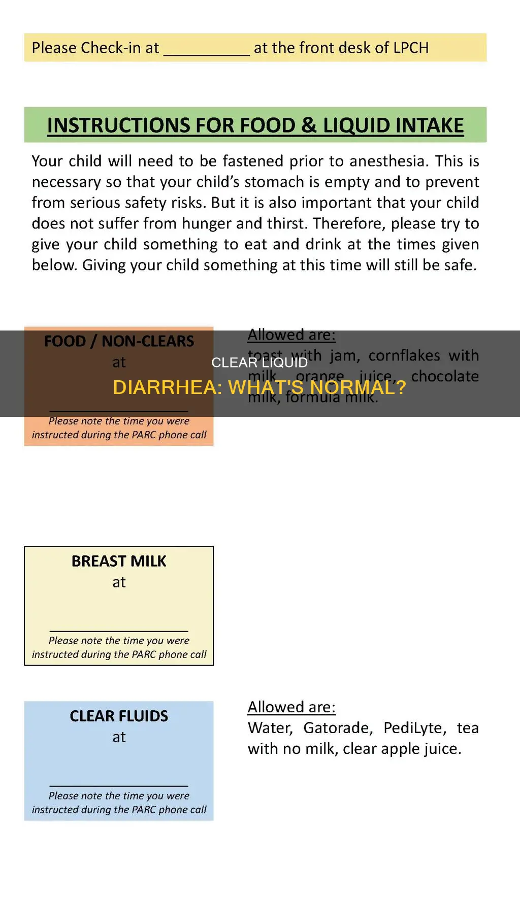 Clear Liquid Diarrhea: What's Normal? | ShunKeto