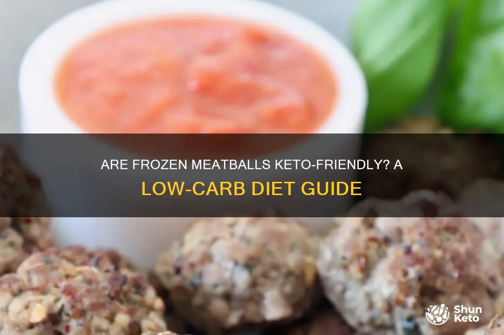 Are Frozen Meatballs Keto-Friendly? A Low-Carb Diet Guide | ShunKeto