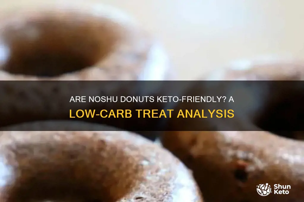 Are Noshu Donuts Keto-Friendly? A Low-Carb Treat Analysis | ShunKeto