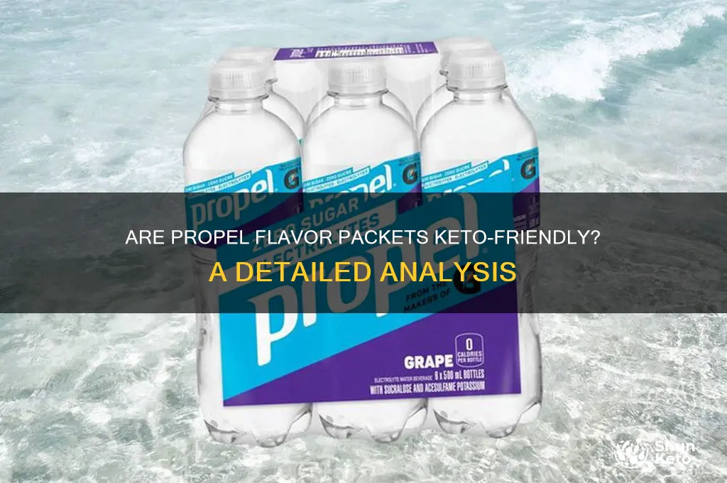 Are Propel Flavor Packets Keto-Friendly? A Detailed Analysis | ShunKeto