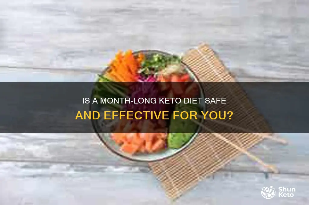 Is A Month-Long Keto Diet Safe And Effective For You? | ShunKeto