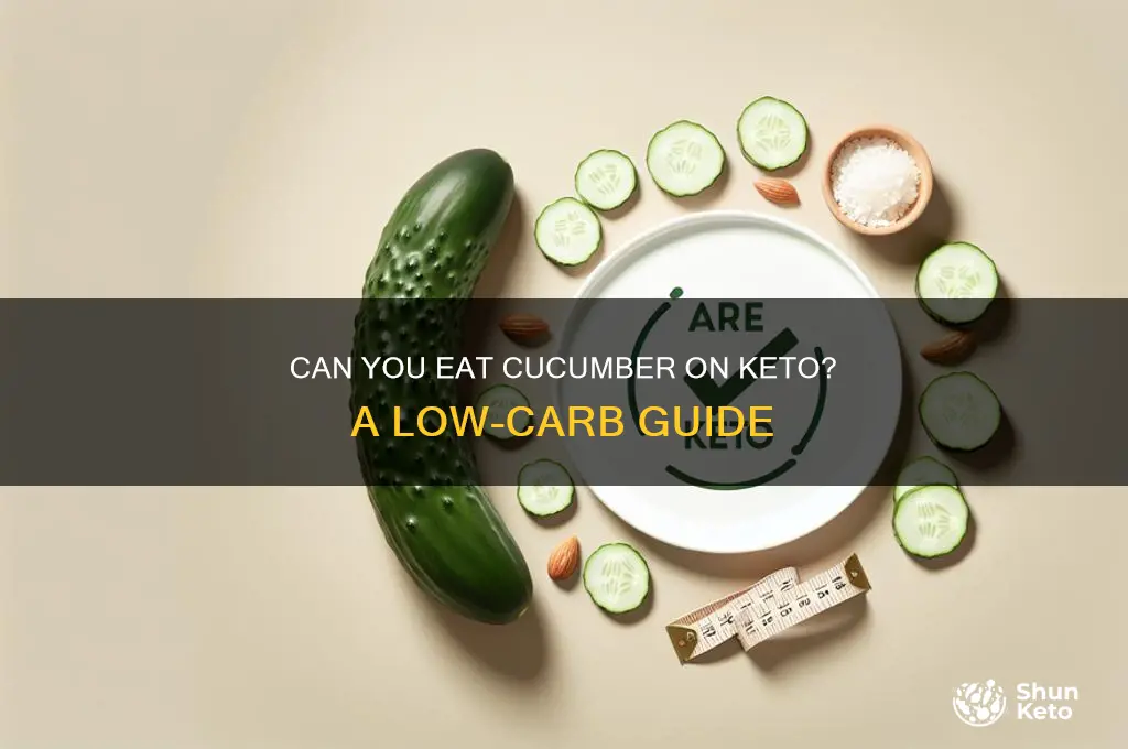 Can You Eat Cucumber On Keto? A Low-Carb Guide | ShunKeto