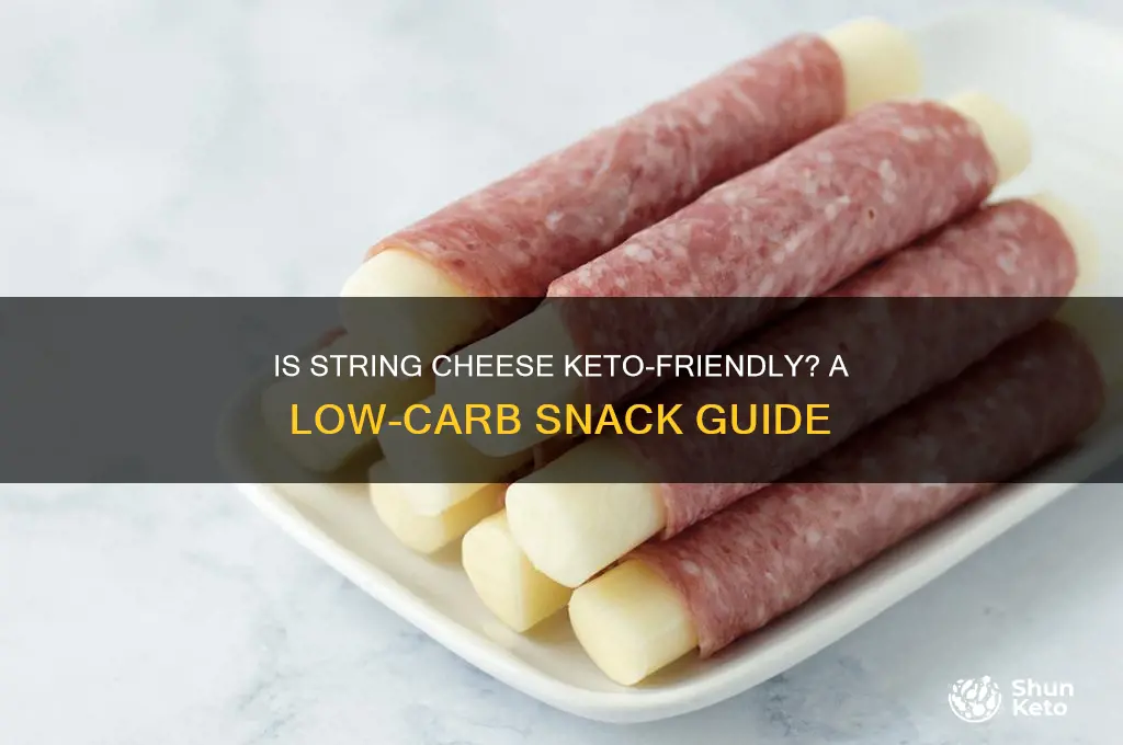 Is String Cheese Keto-Friendly? A Low-Carb Snack Guide | ShunKeto