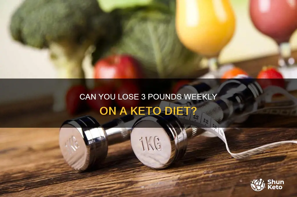 Can You Lose 3 Pounds Weekly On A Keto Diet? | ShunKeto