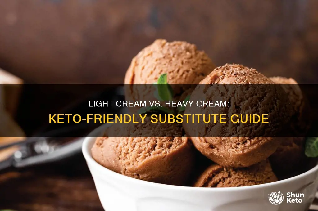 Light Cream Vs. Heavy Cream: Keto-Friendly Substitute Guide | ShunKeto