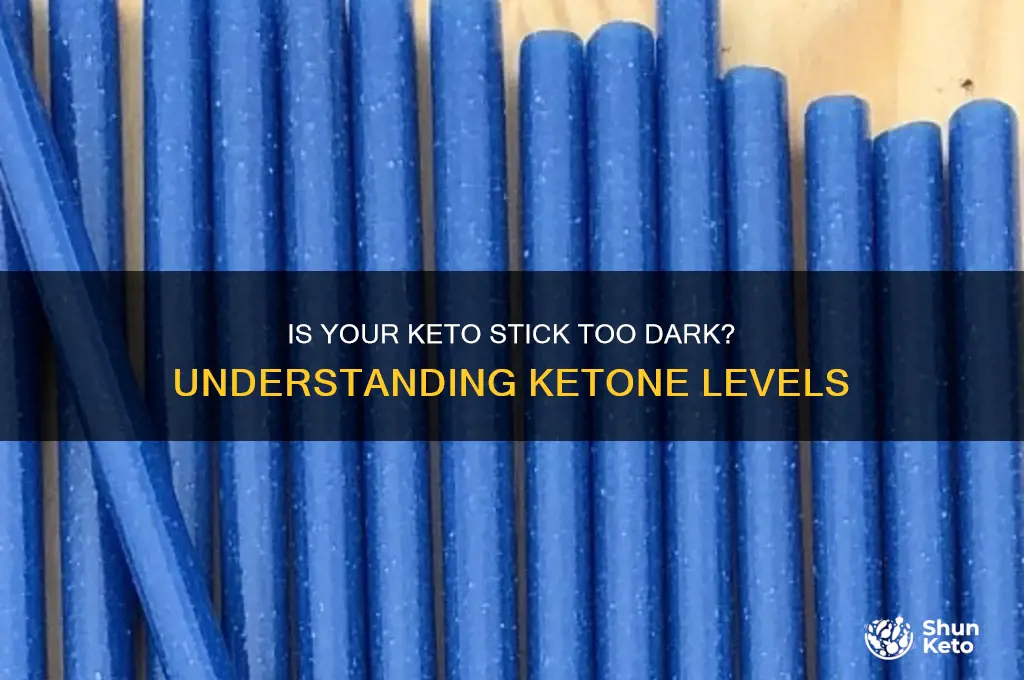Is Your Keto Stick Too Dark? Understanding Ketone Levels | ShunKeto