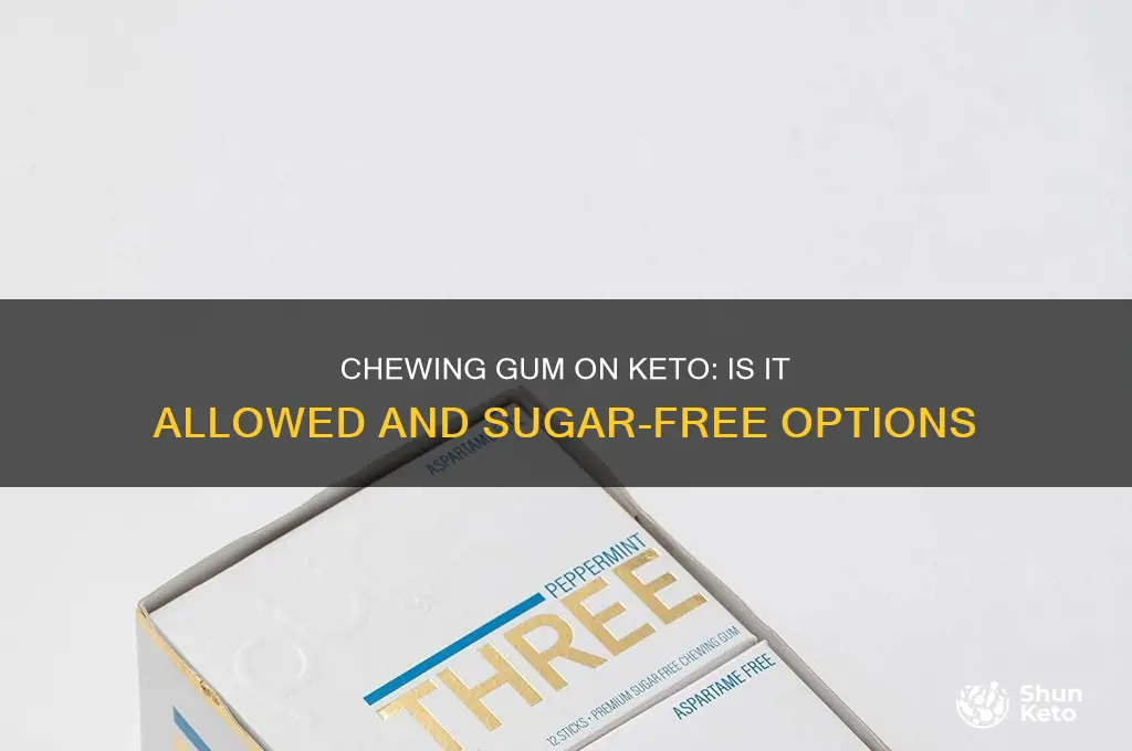 Chewing Gum On Keto: Is It Allowed And Sugar-Free Options | ShunKeto
