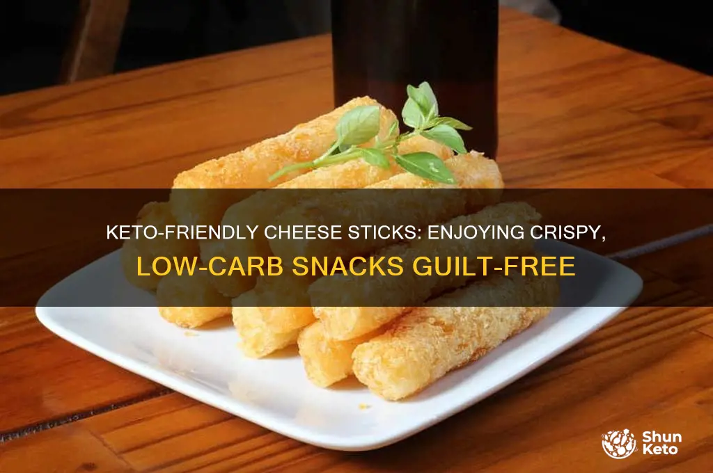 Keto-Friendly Cheese Sticks: Enjoying Crispy, Low-Carb Snacks Guilt ...