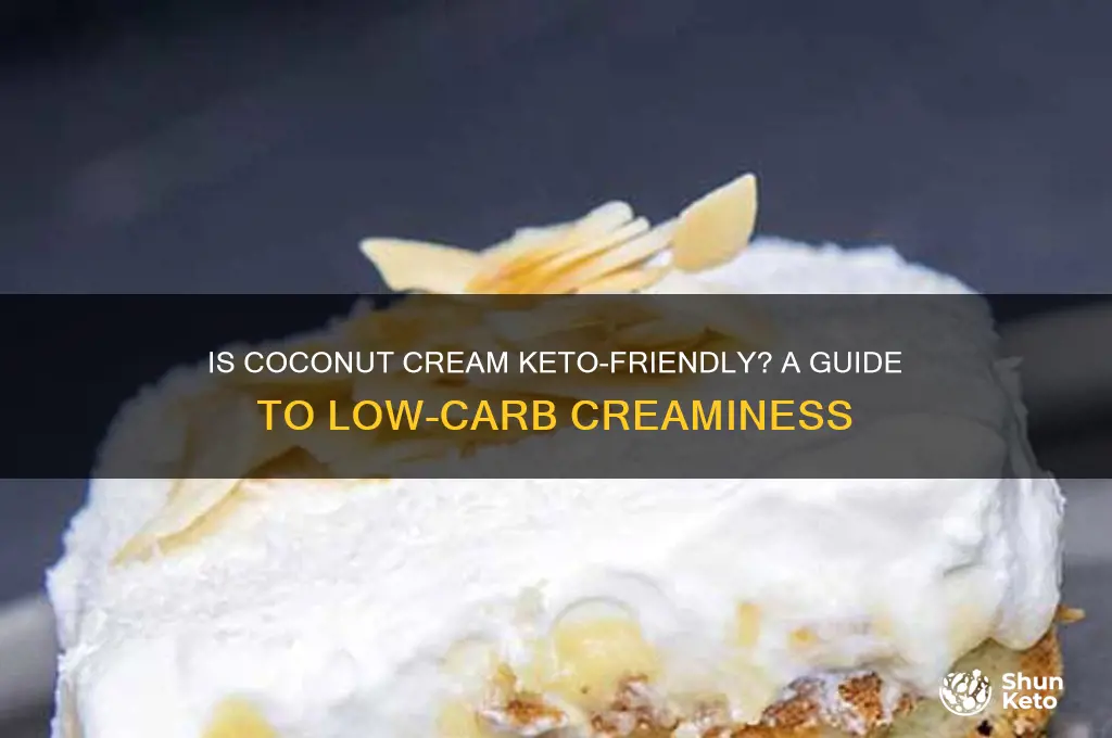 Is Coconut Cream Keto-Friendly? A Guide To Low-Carb Creaminess | ShunKeto