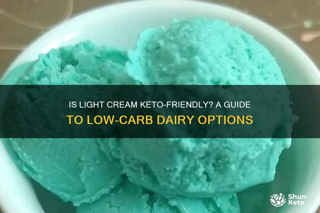Is Light Cream Keto-Friendly? A Guide To Low-Carb Dairy Options | ShunKeto