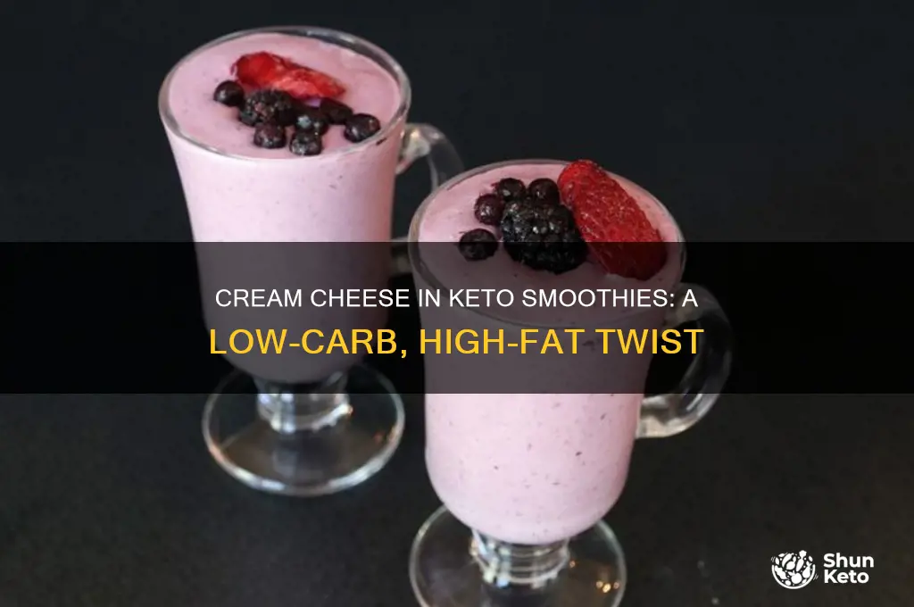 Cream Cheese In Keto Smoothies: A Low-Carb, High-Fat Twist | ShunKeto