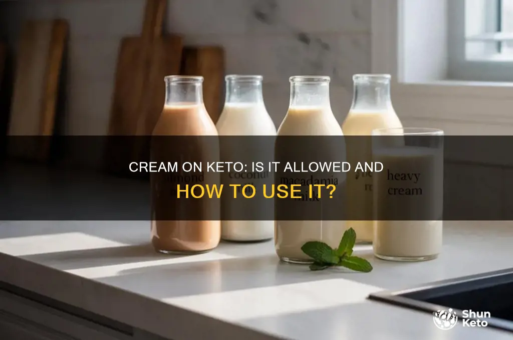 Cream On Keto: Is It Allowed And How To Use It? | ShunKeto