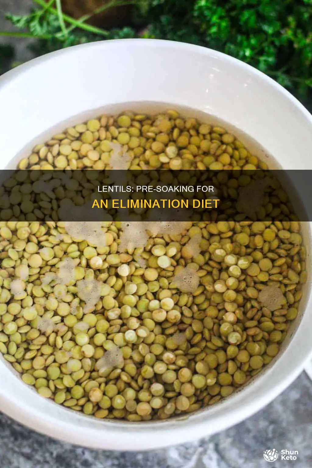 Lentils: Pre-Soaking For An Elimination Diet | ShunKeto