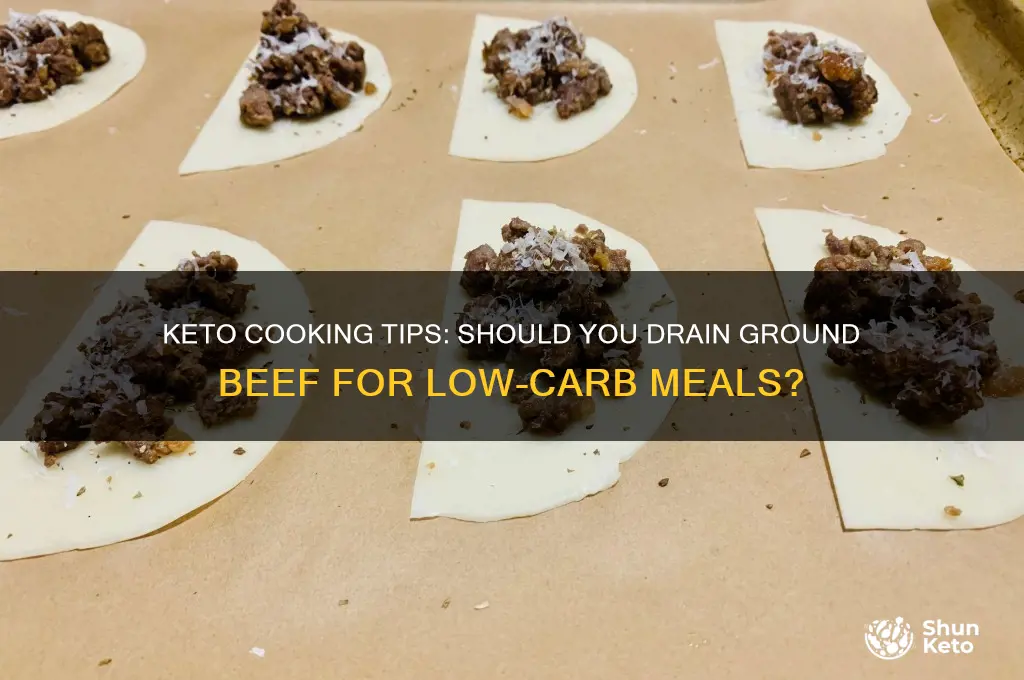 Keto Cooking Tips: Should You Drain Ground Beef For Low-Carb Meals ...