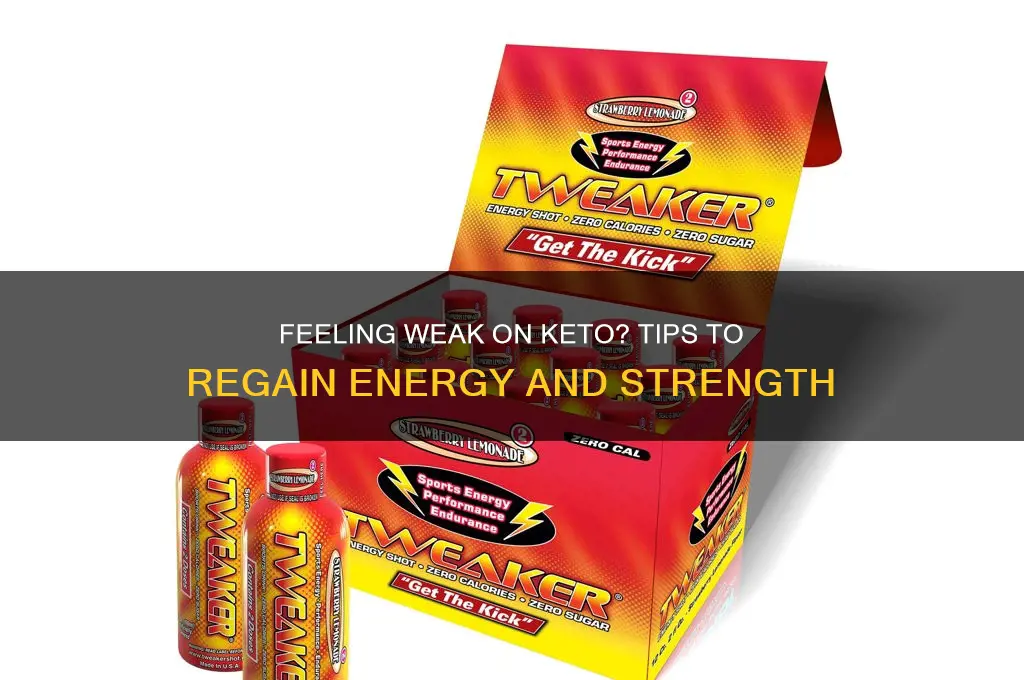 Feeling Weak On Keto? Tips To Regain Energy And Strength | ShunKeto