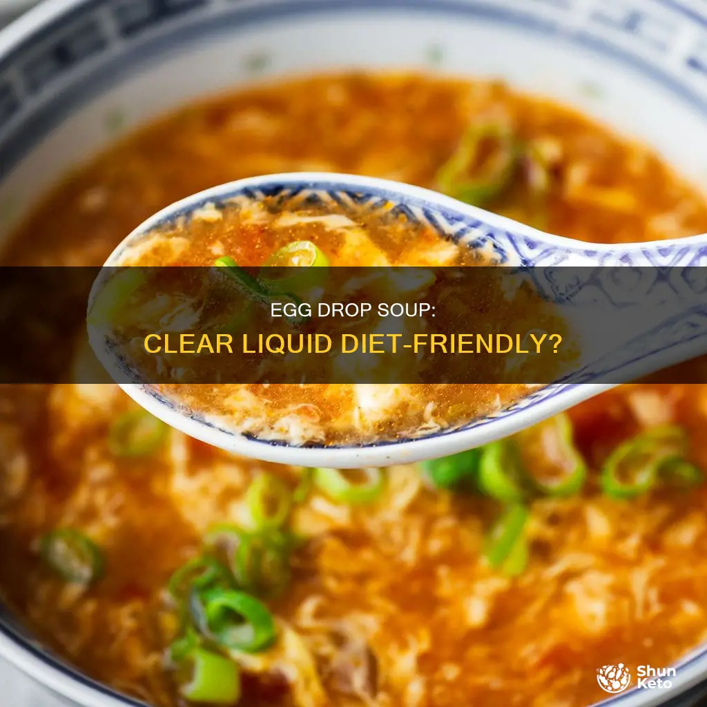 Egg Drop Soup: Clear Liquid Diet-Friendly? | ShunKeto