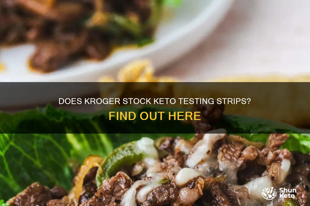 Does Kroger Stock Keto Testing Strips? Find Out Here | ShunKeto