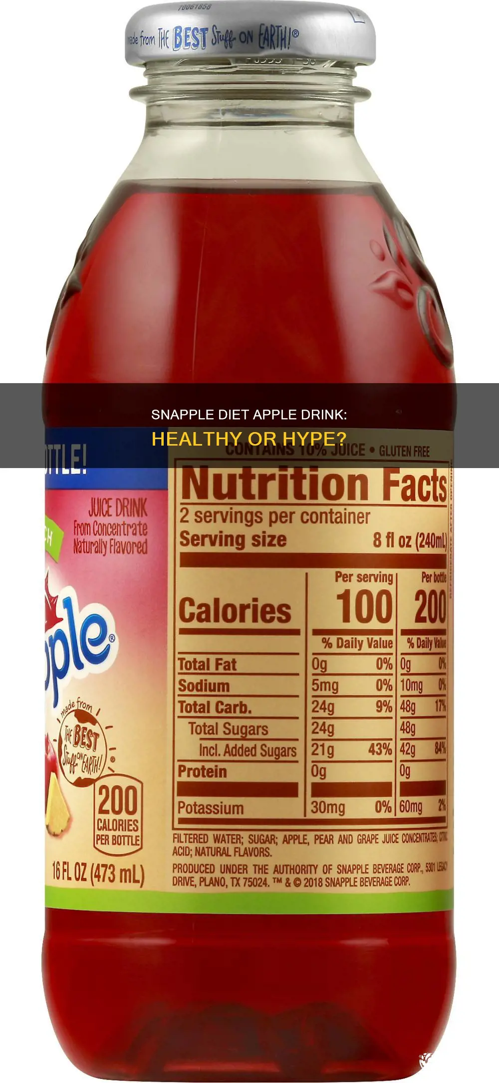 Does Snapple Apple Have Caffeine
