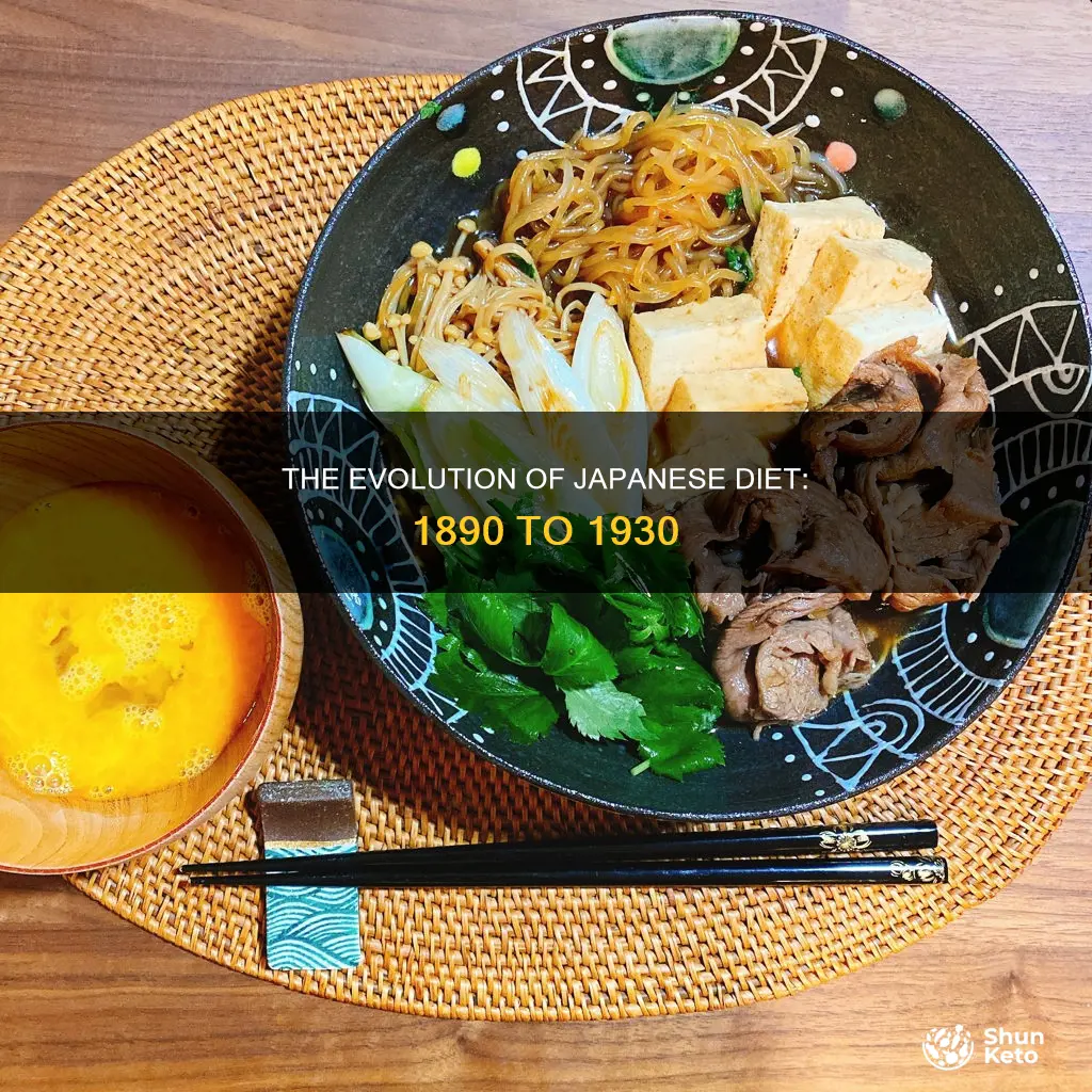 The Evolution Of Japanese Diet: 1890 To 1930 | ShunKeto