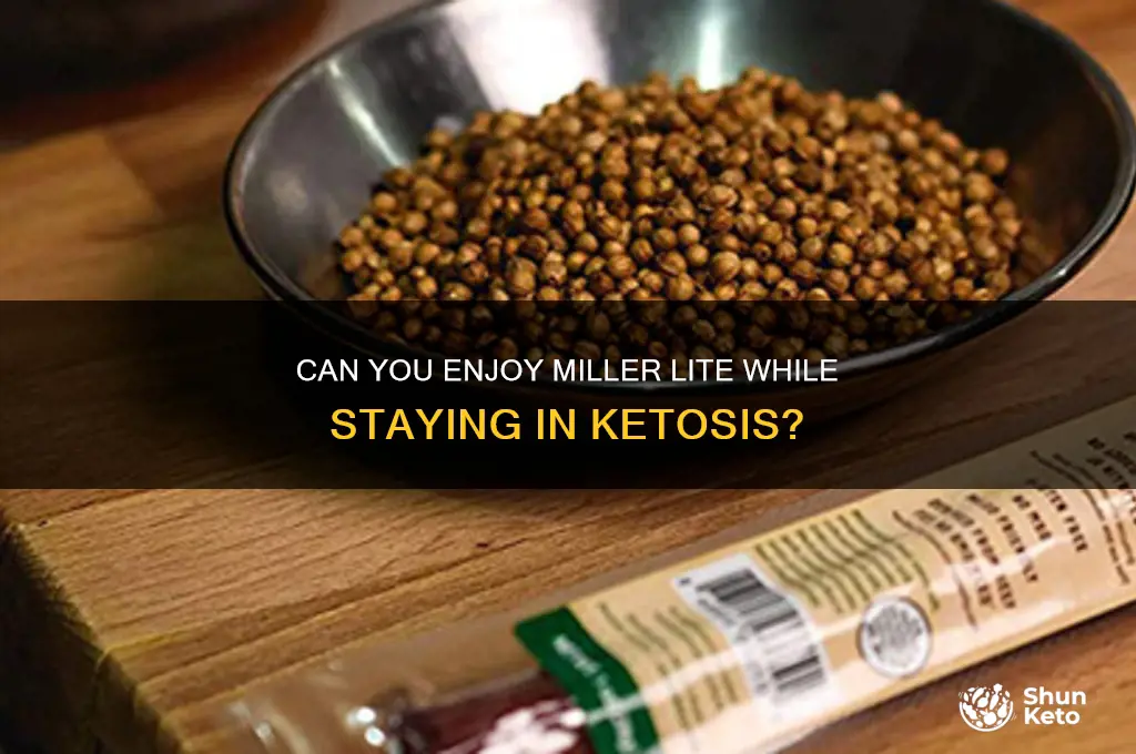 Can You Enjoy Miller Lite While Staying In Ketosis? | ShunKeto