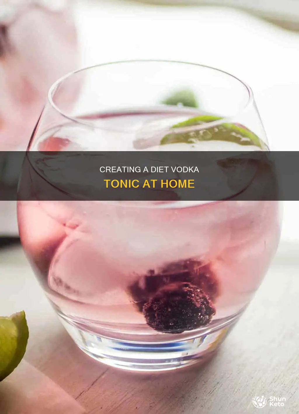 Creating A Diet Vodka Tonic At Home | ShunKeto