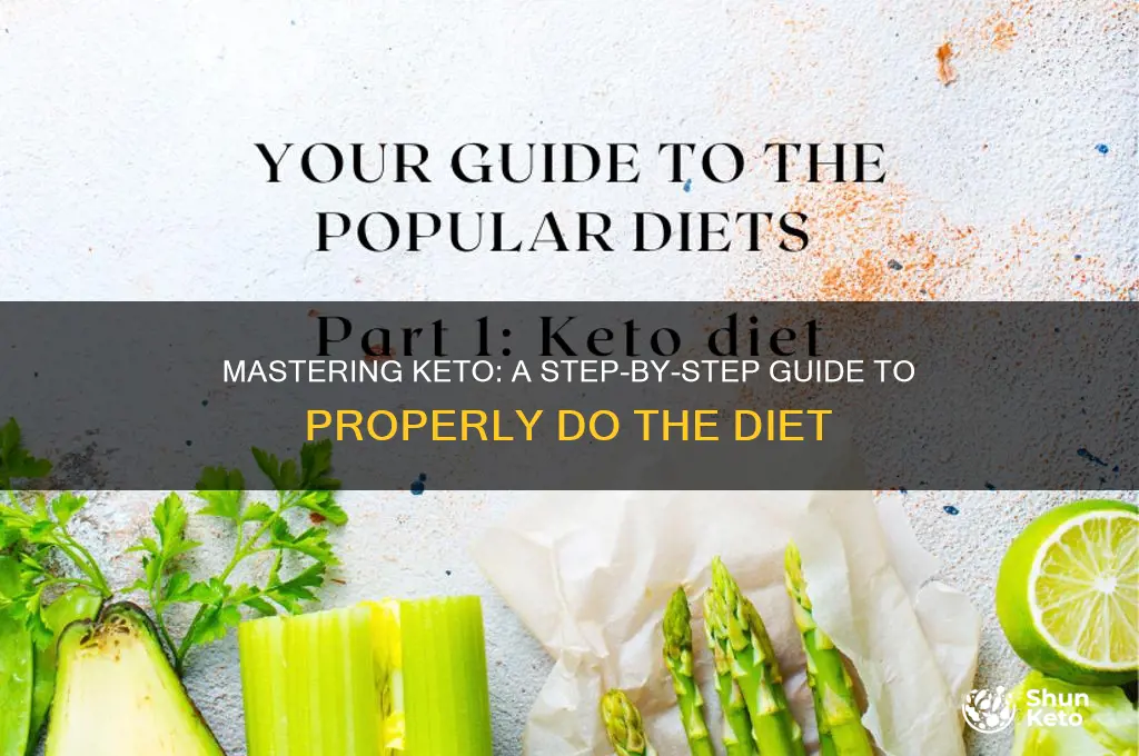 Mastering Keto: A Step-By-Step Guide To Properly Do The Diet | ShunKeto