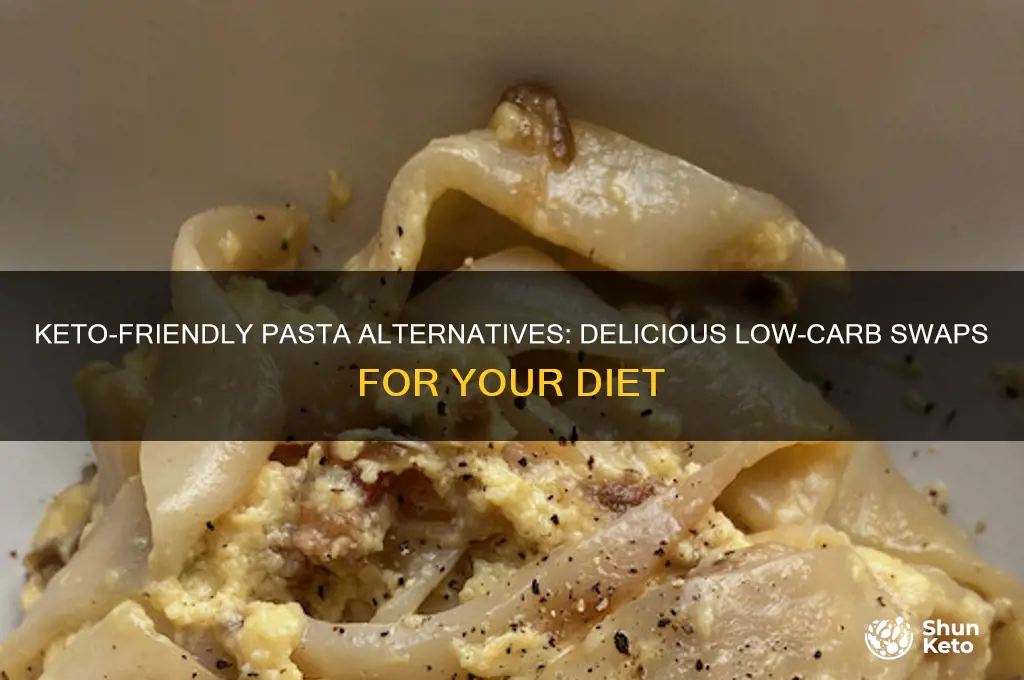 Keto-Friendly Pasta Alternatives: Delicious Low-Carb Swaps For Your ...