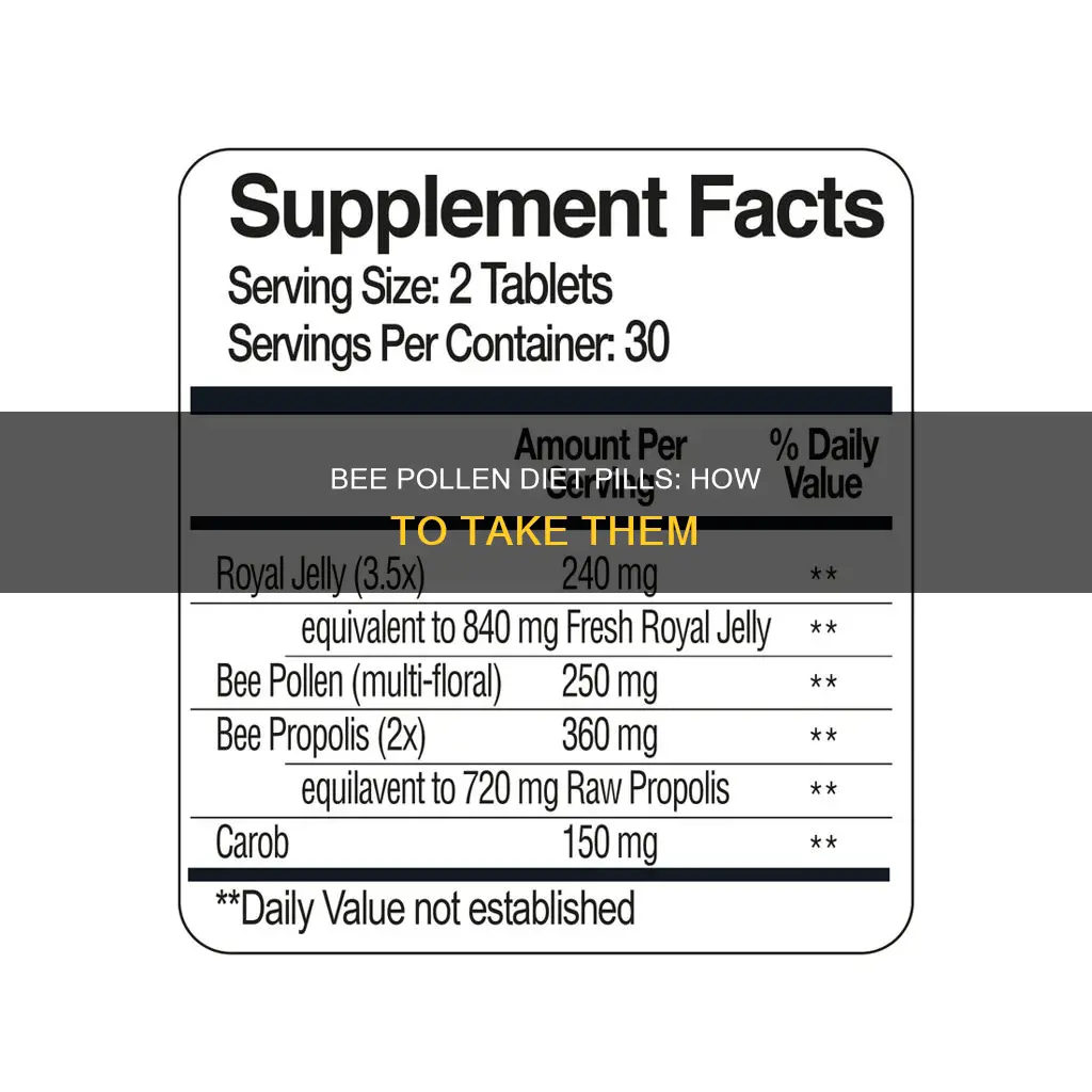 Bee Pollen Diet Pills: How To Take Them | ShunKeto