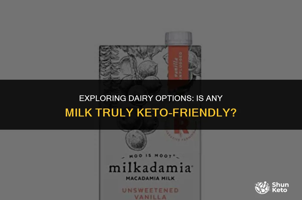 Exploring Dairy Options: Is Any Milk Truly Keto-Friendly? | ShunKeto