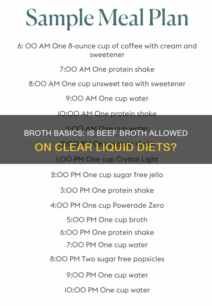 Broth Basics: Is Beef Broth Allowed On Clear Liquid Diets? | ShunKeto
