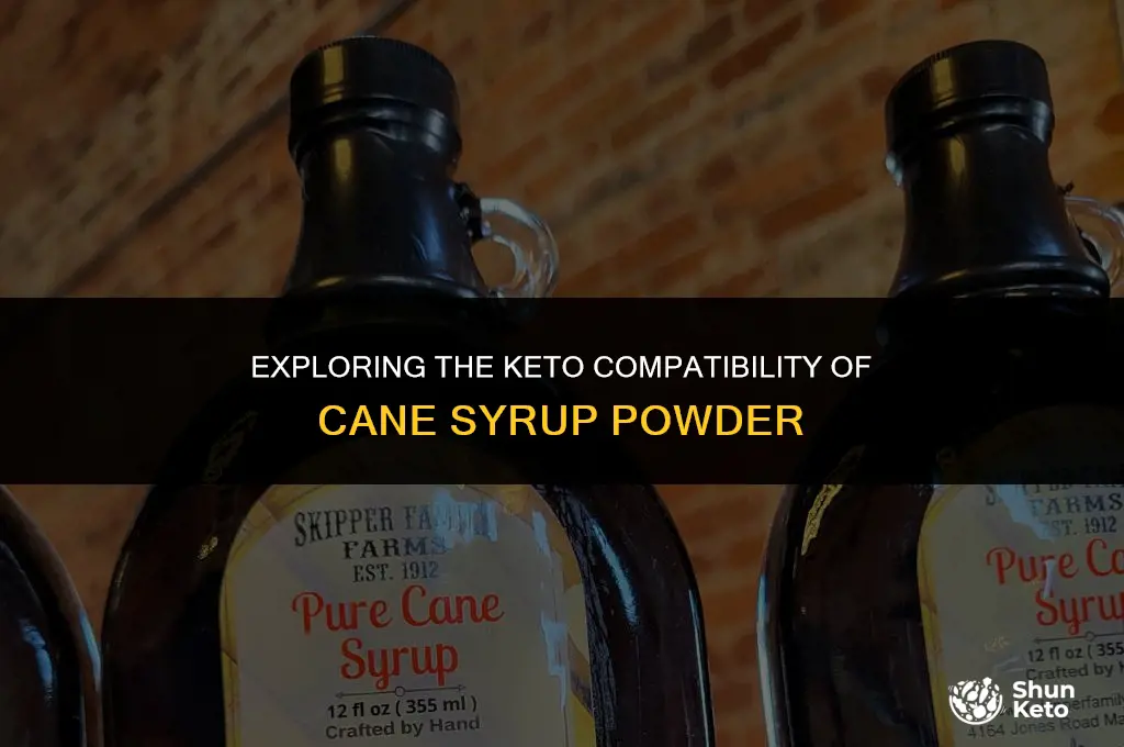 Exploring The Keto Compatibility Of Cane Syrup Powder | ShunKeto