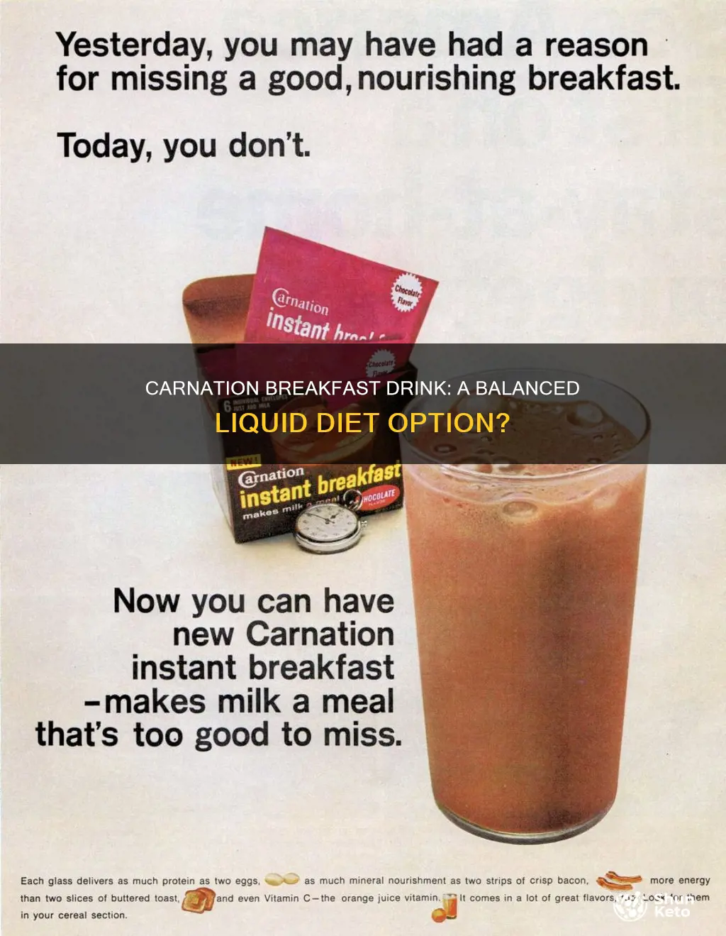 Carnation Breakfast Drink: A Balanced Liquid Diet Option? | ShunKeto