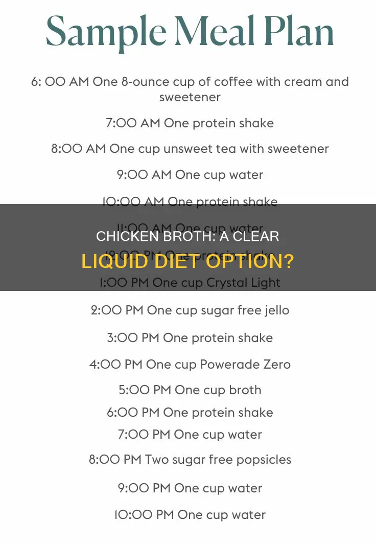 Chicken Broth: A Clear Liquid Diet Option? | ShunKeto