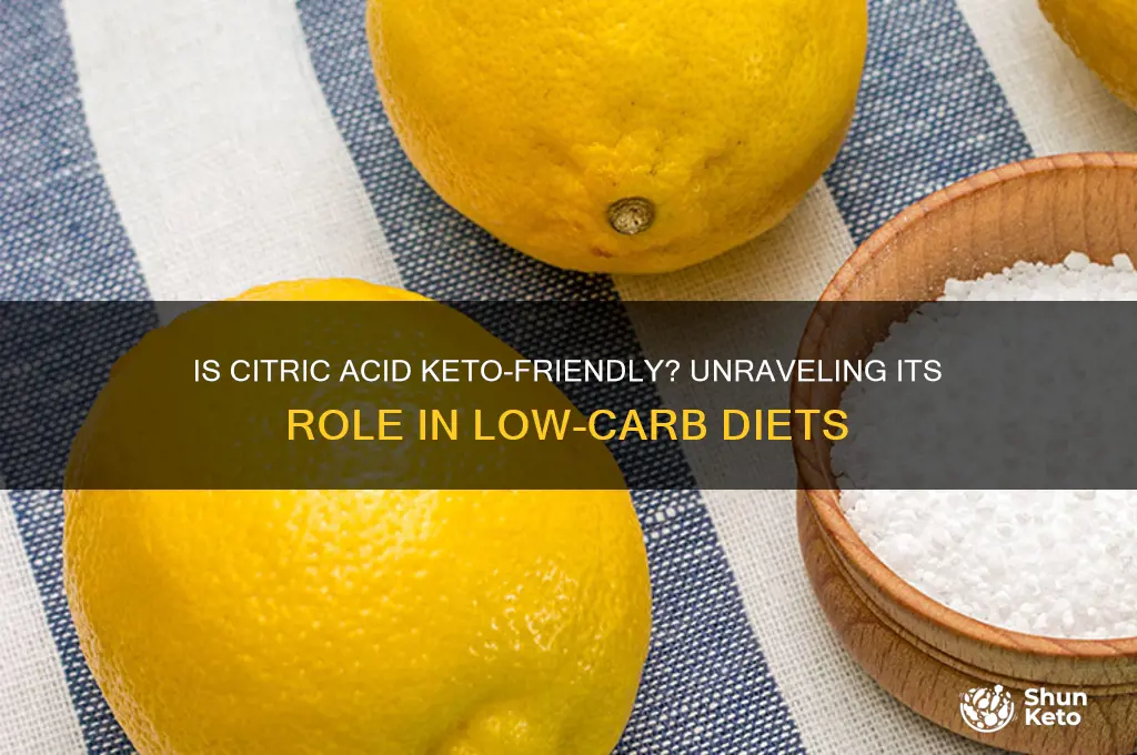 Is Citric Acid Keto-Friendly? Unraveling Its Role In Low-Carb Diets ...