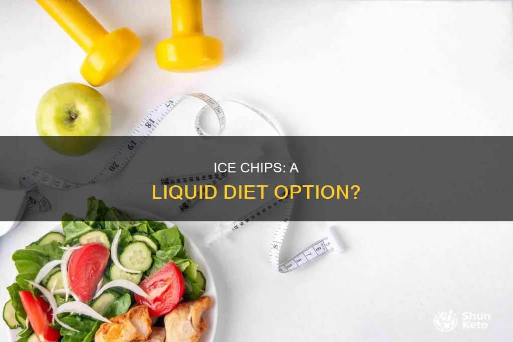 Ice Chips: A Liquid Diet Option? | ShunKeto