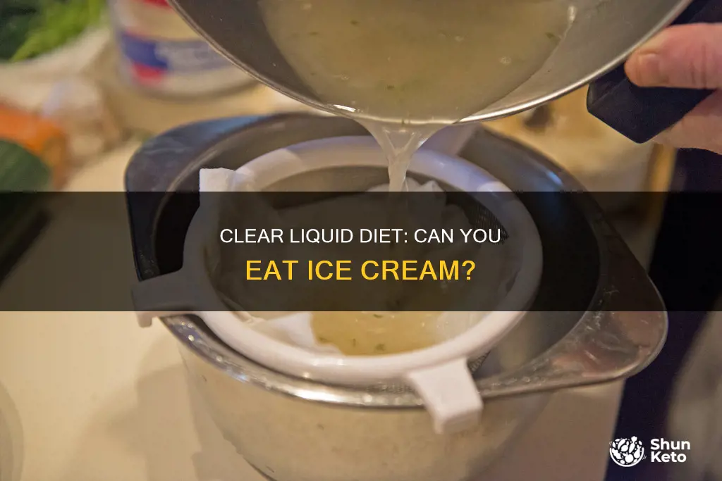 Clear Liquid Diet: Can You Eat Ice Cream? | ShunKeto