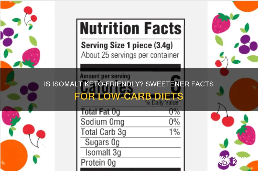 Is Isomalt Keto-Friendly? Sweetener Facts For Low-Carb Diets | ShunKeto
