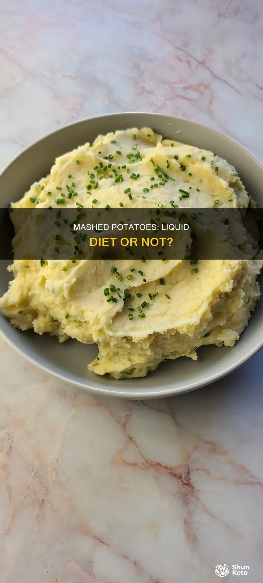 Mashed Potatoes: Liquid Diet Or Not? | ShunKeto