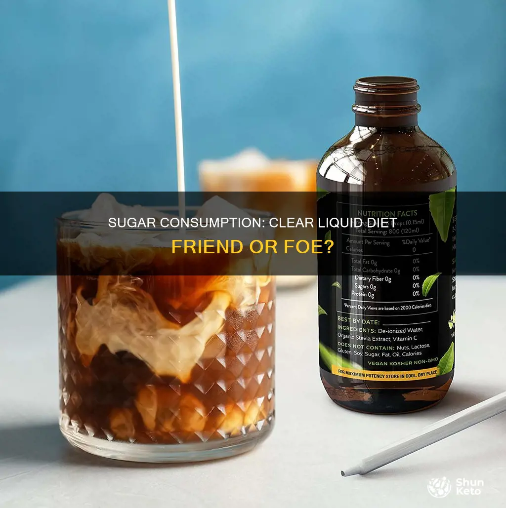 Sugar Consumption: Clear Liquid Diet Friend Or Foe? | ShunKeto