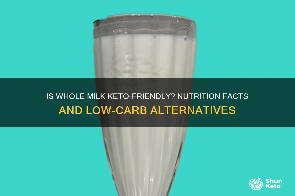 Is Whole Milk Keto-Friendly? Nutrition Facts And Low-Carb Alternatives ...