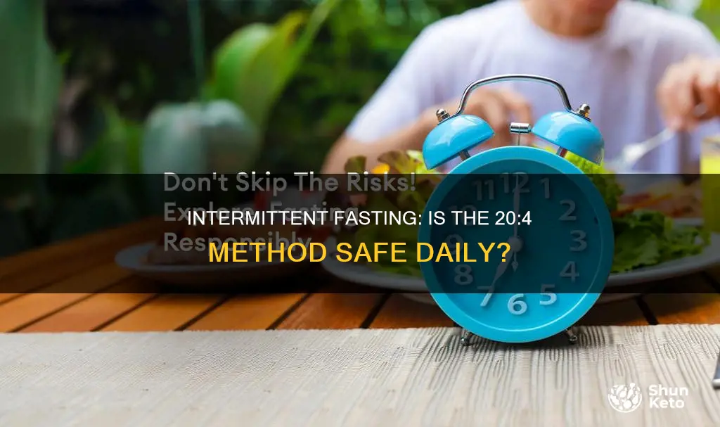 Intermittent Fasting: Is The 20:4 Method Safe Daily? | ShunKeto
