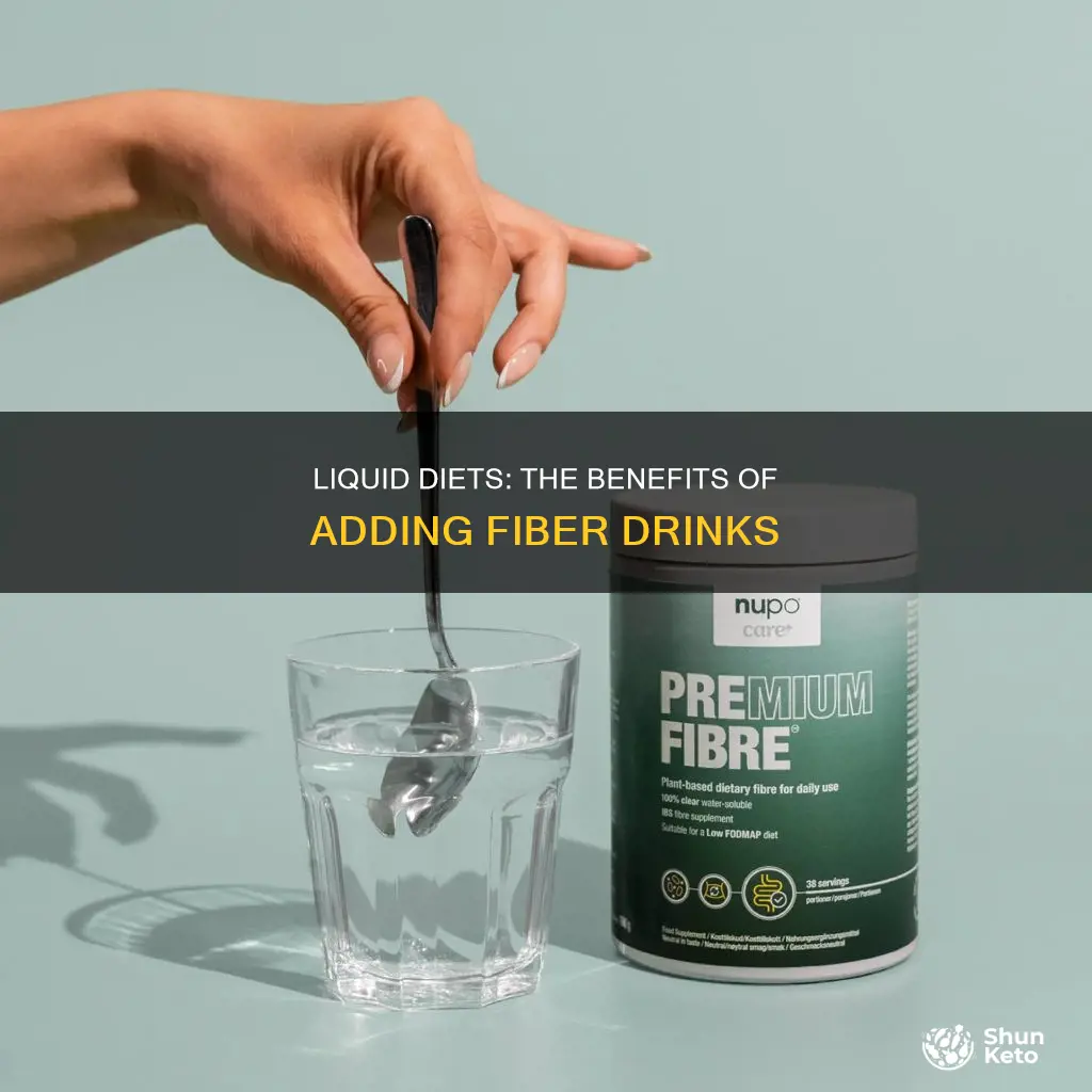 Liquid Diets: The Benefits Of Adding Fiber Drinks | ShunKeto