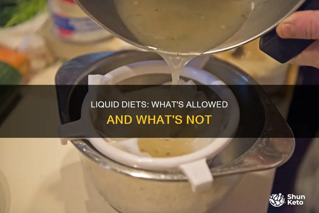 Liquid Diets: What's Allowed And What's Not | ShunKeto