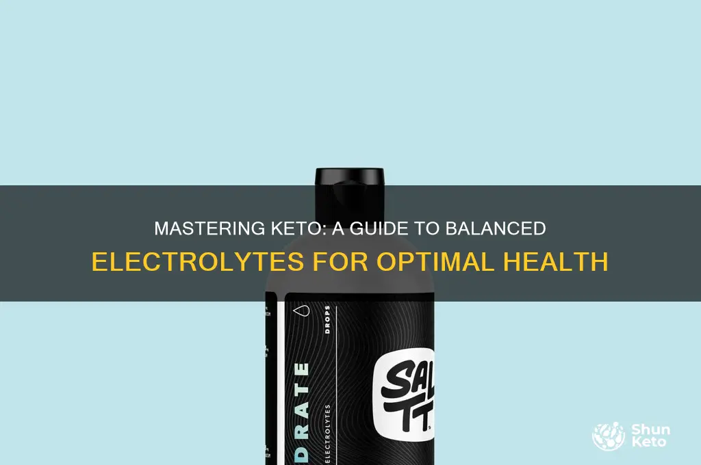 Mastering Keto: A Guide To Balanced Electrolytes For Optimal Health ...