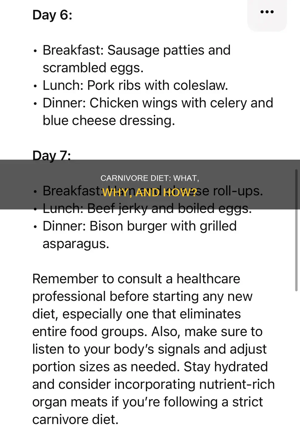 Carnivore Diet: What, Why, And How? | ShunKeto