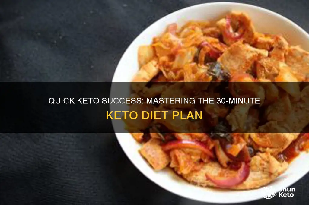 Quick Keto Success: Mastering The 30-Minute Keto Diet Plan | ShunKeto