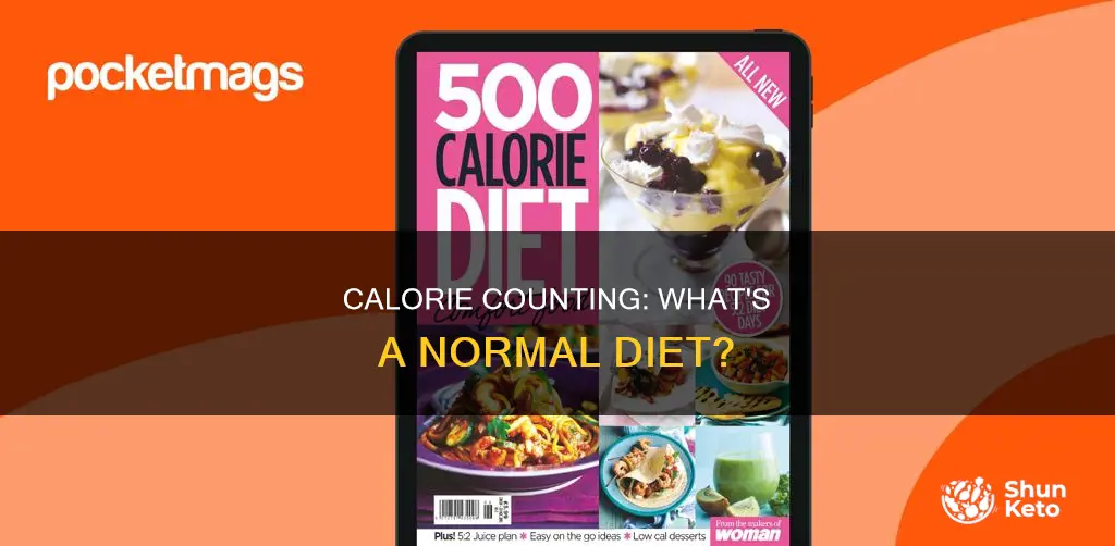 Calorie Counting: What's A Normal Diet? | ShunKeto