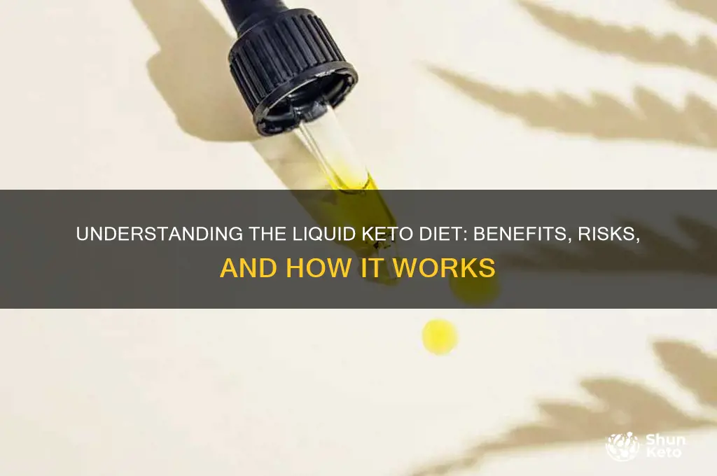 Understanding The Liquid Keto Diet: Benefits, Risks, And How It Works ...