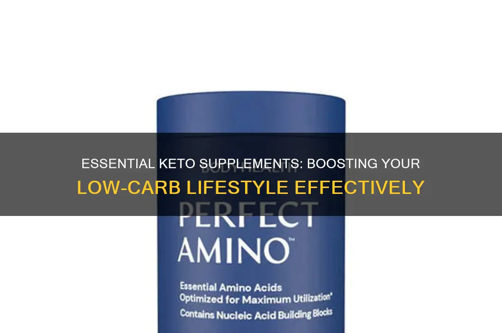 Essential Keto Supplements: Boosting Your Low-Carb Lifestyle ...