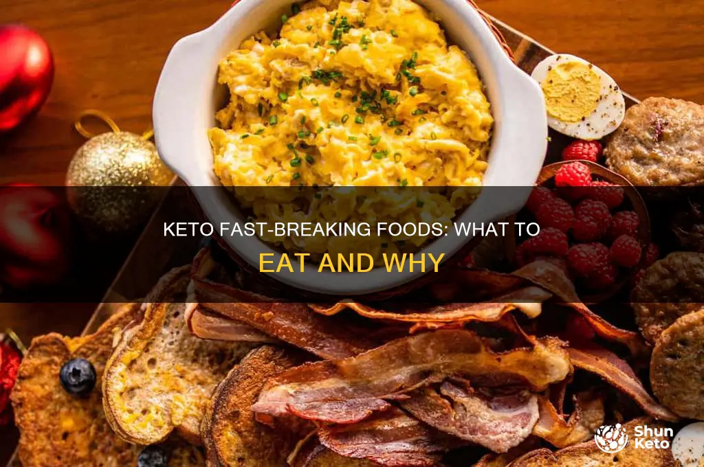 Keto Fast-Breaking Foods: What To Eat And Why | ShunKeto